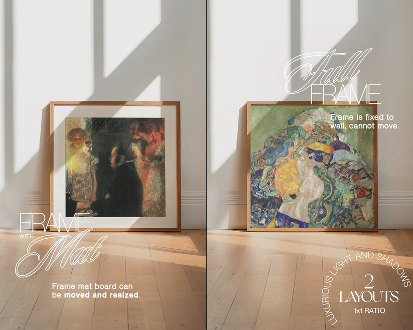 1x1 Frame Classic Loft | PHOTOSHOP FRAME MOCKUP – WasMockups