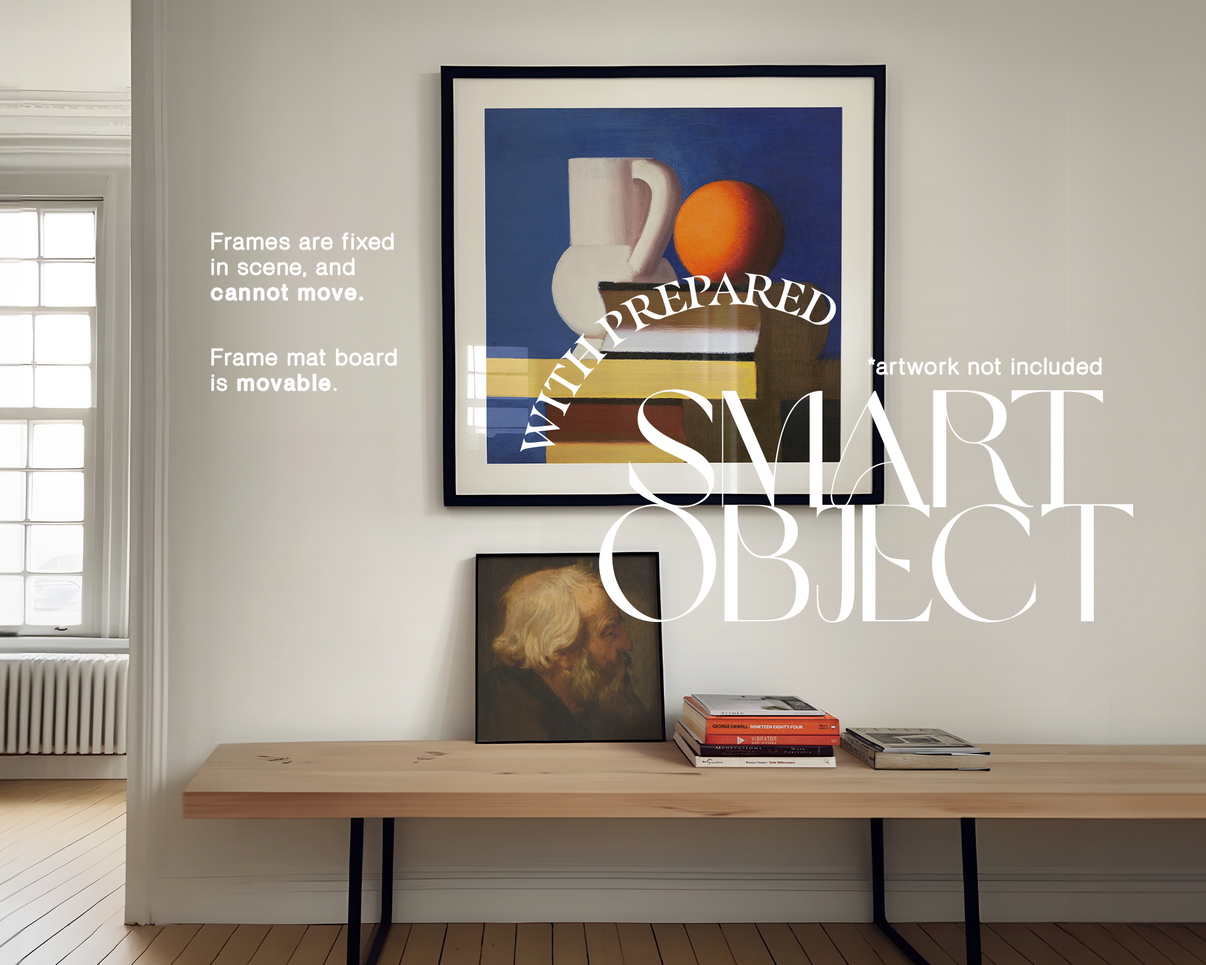 Two 1x1 Frames Loft Interior Mockup – WasMockups